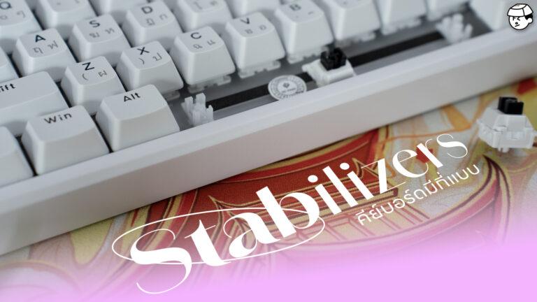 Stabilizer คีย์บอร์ดมีกี่แบบ ต่างกันยังไง (Stab mount) - FreshZ